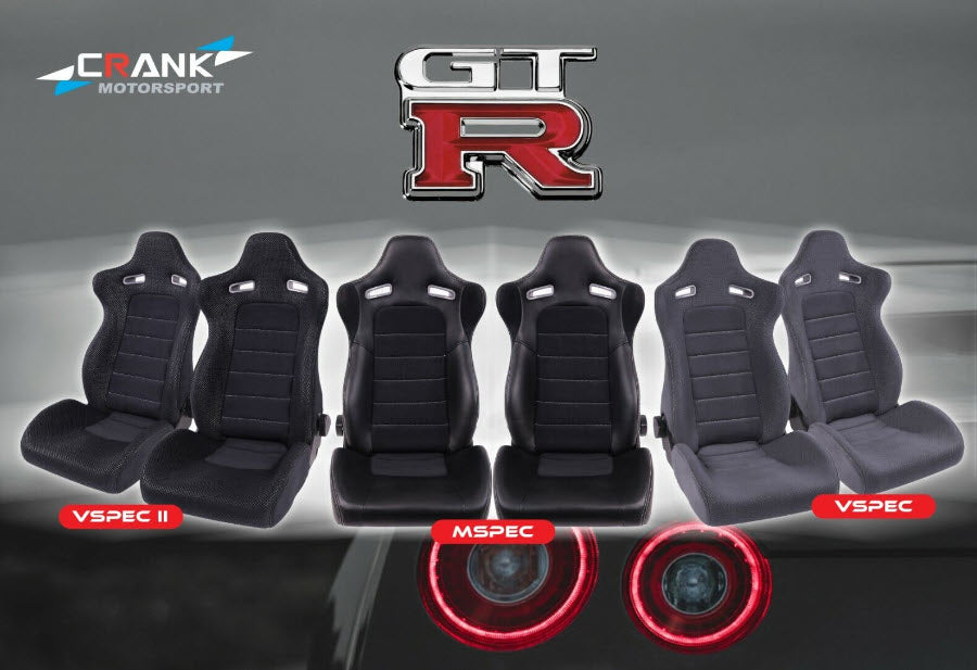 Premium Nissan Skyline GT-R Seats and Brackets Collection – Crank ...